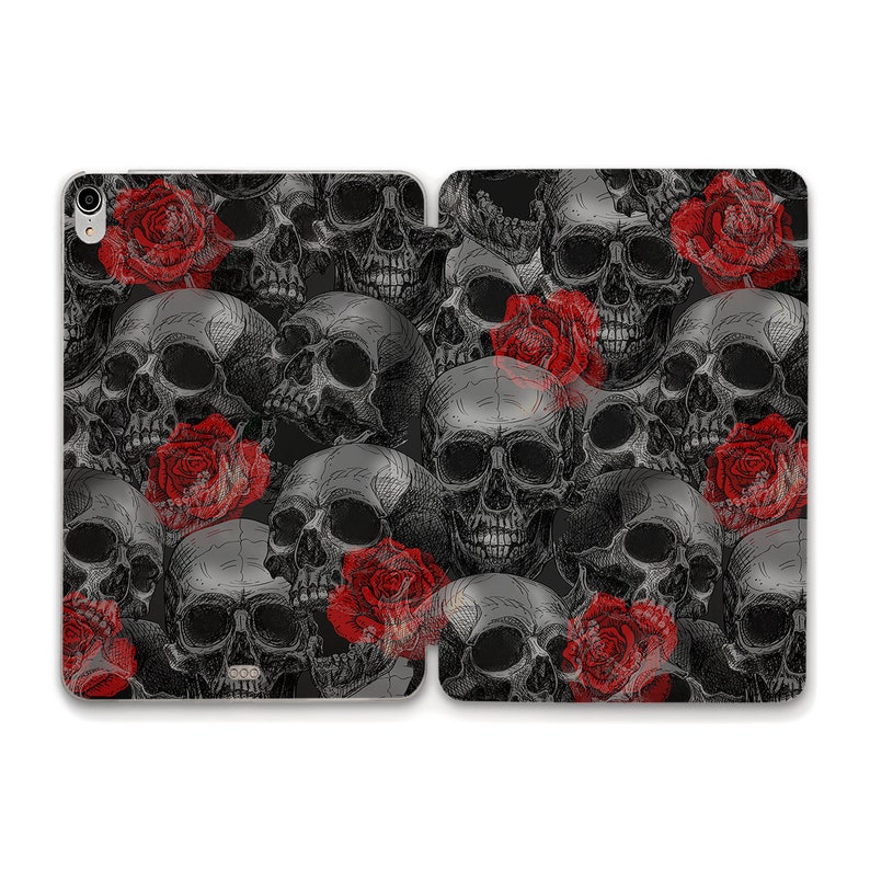 Goth Ipad Case Horror Aesthetic Skulls Pattern Ipad 10.2 Air 5 - Etsy