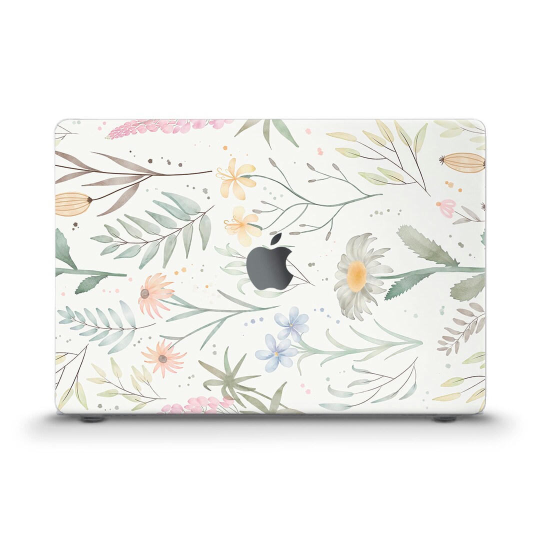 Plants MacBook Case Cute Aesthetic Flowers MacBook Air 13 Air 15 M2 Pro ...