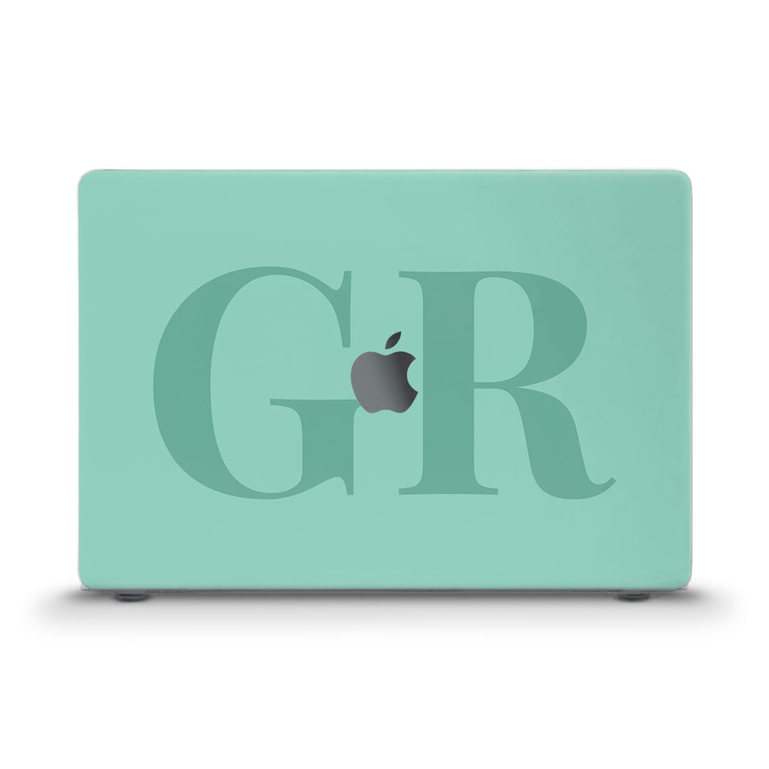Initials MacBook Case Custom Aesthetic Personalized MacBook Air 13 Pro ...