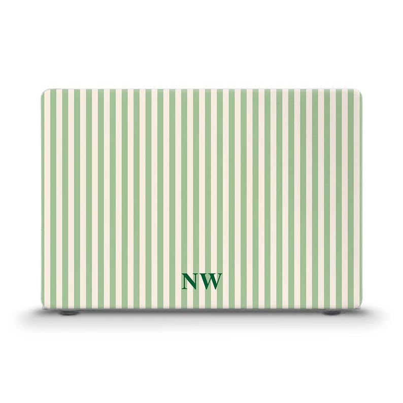 Aesthetic MacBook Case With Initials Personalized Simple MacBook Air 13 ...