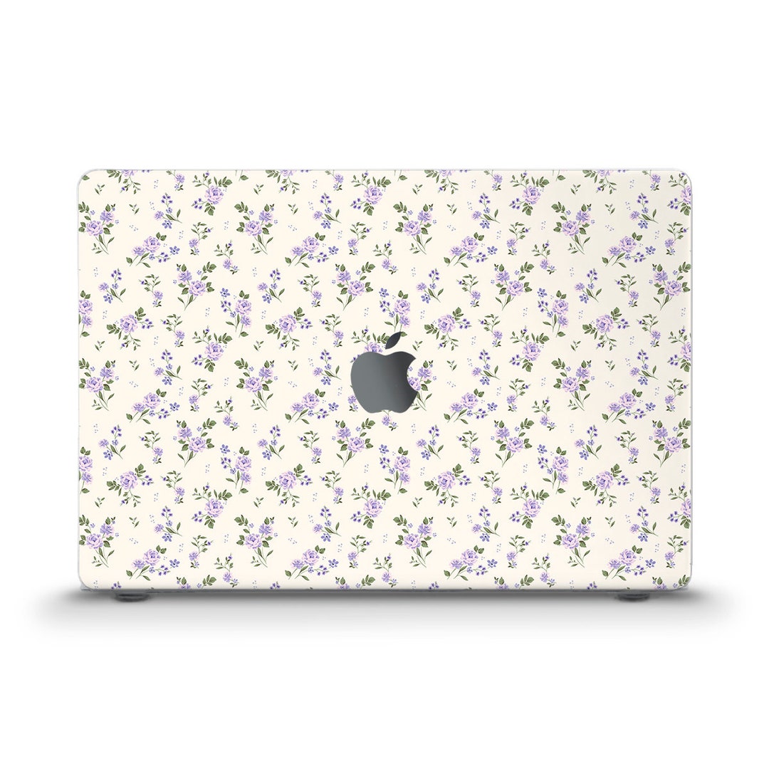 Roses MacBook Case Purple Flowers Coquette MacBook Air 13 Air 15 M2 Pro ...
