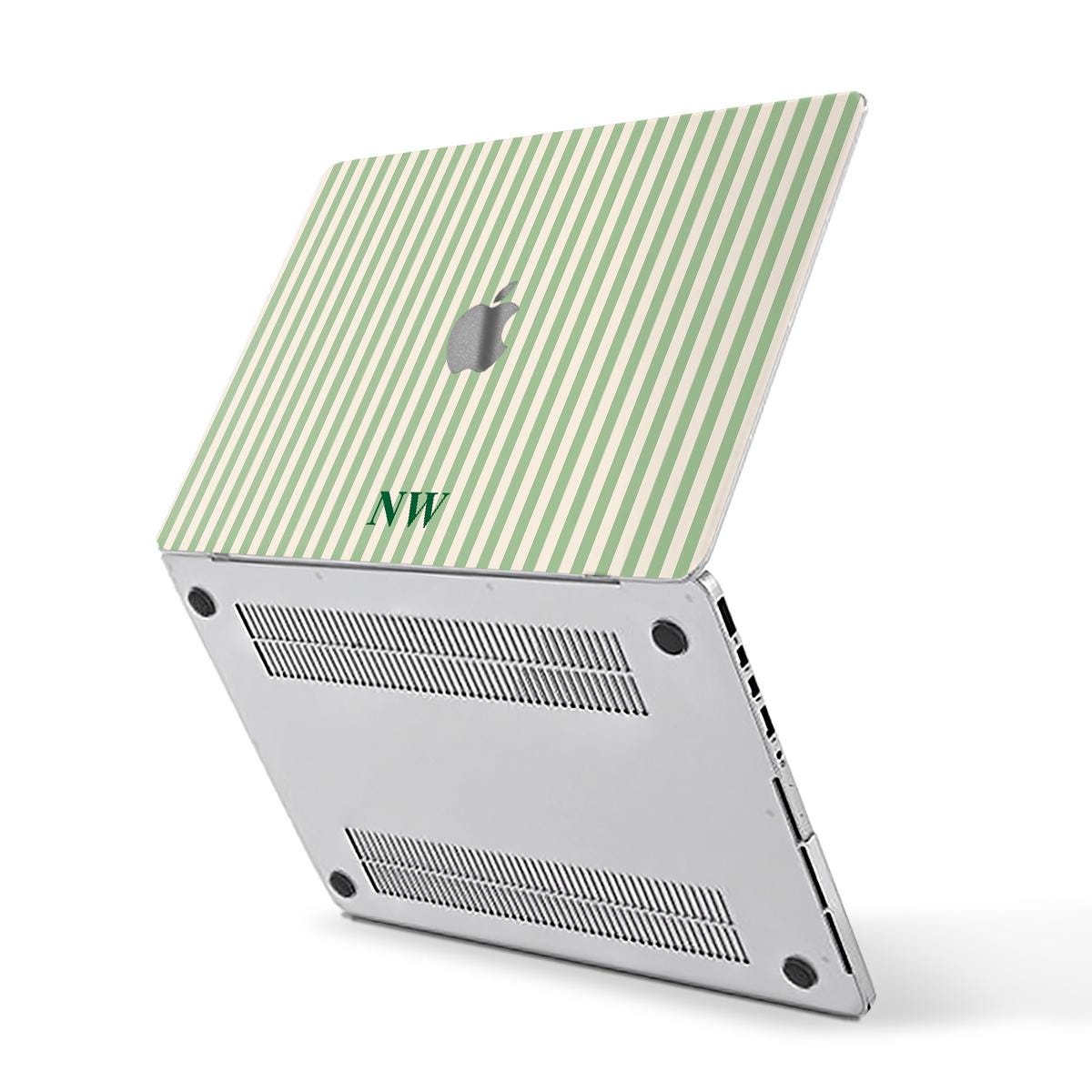 Aesthetic MacBook Case With Initials Personalized Simple MacBook Air 13 ...
