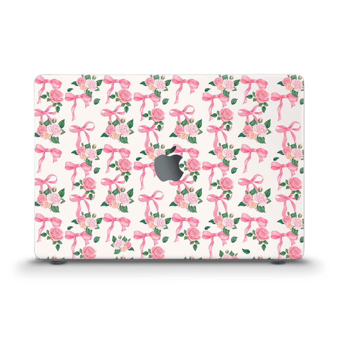 Bows MacBook Case Cute Flowers Aesthetic MacBook Air 13 Air 15 M2 M3 ...