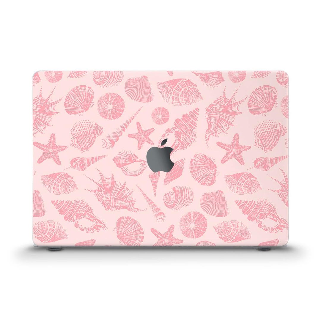 Ocean MacBook Case Aesthetic Pink Shells MacBook Air 13 15 Inch M2 M3 ...