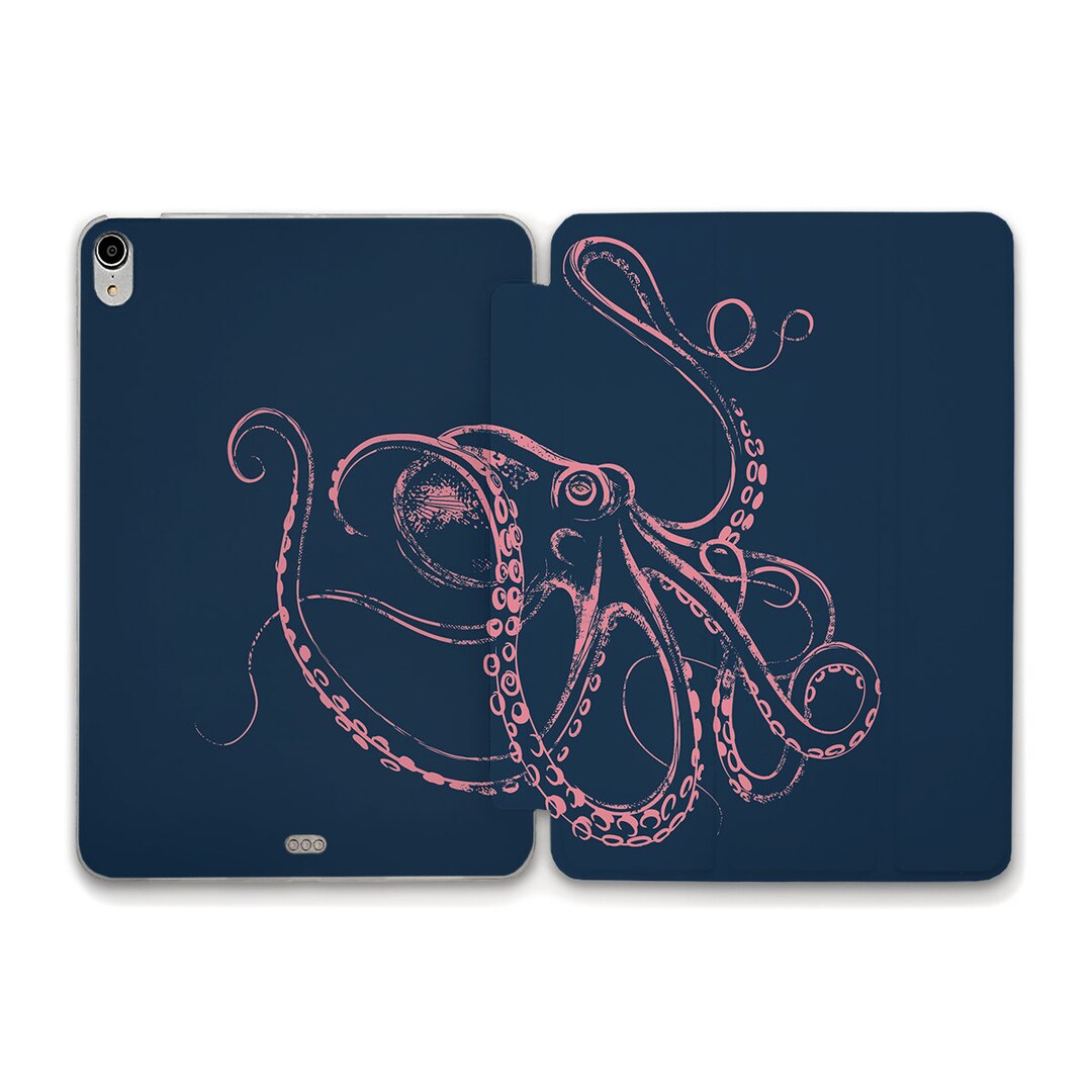 Octopus iPad Case Aesthetic Nature Ocean Animal iPad 10th 10.2 9th Air ...