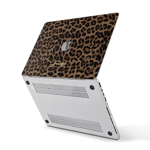 Name MacBook Case Aesthetic Leopard Custom MacBook Air 13 15 Inch M2 M3 ...