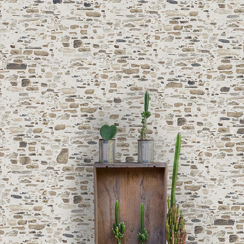 Wallpaper TEXTURED - "stone Wall" - Etsy