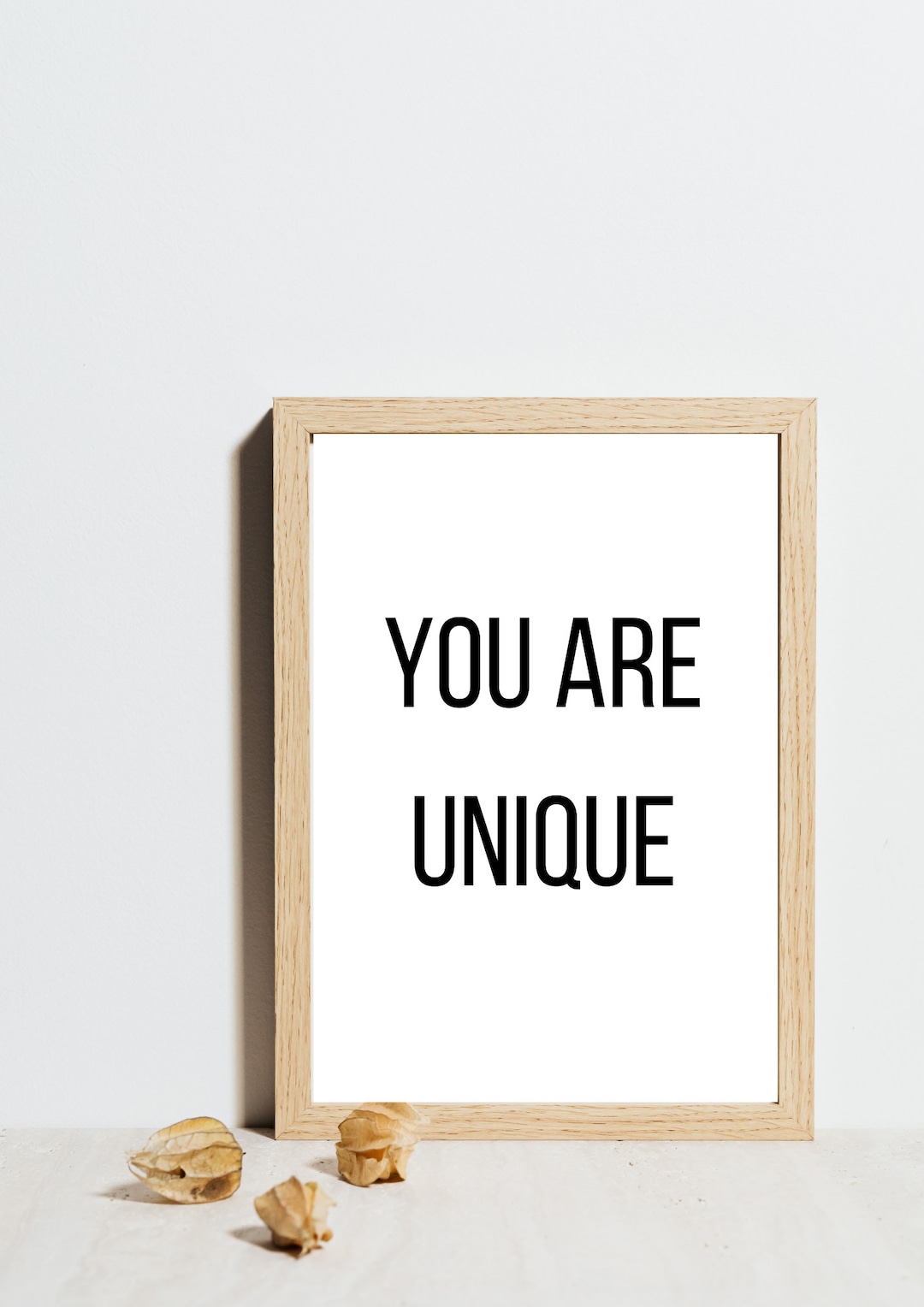 You Are Unique Printable A4 Poster - Etsy