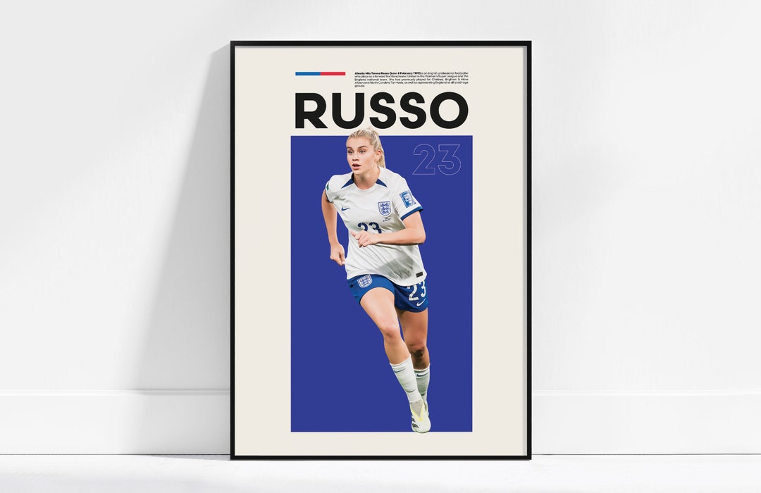 Alessia Russo Poster Geschenk Frauen Fußball Geschenk - Etsy.de