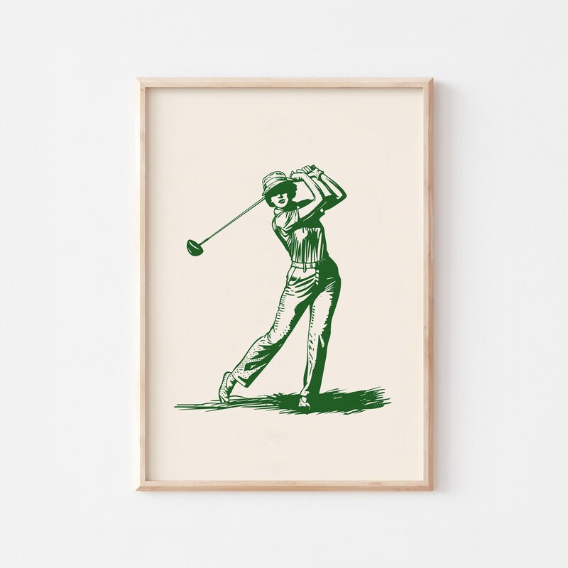 Golf Poster - Etsy