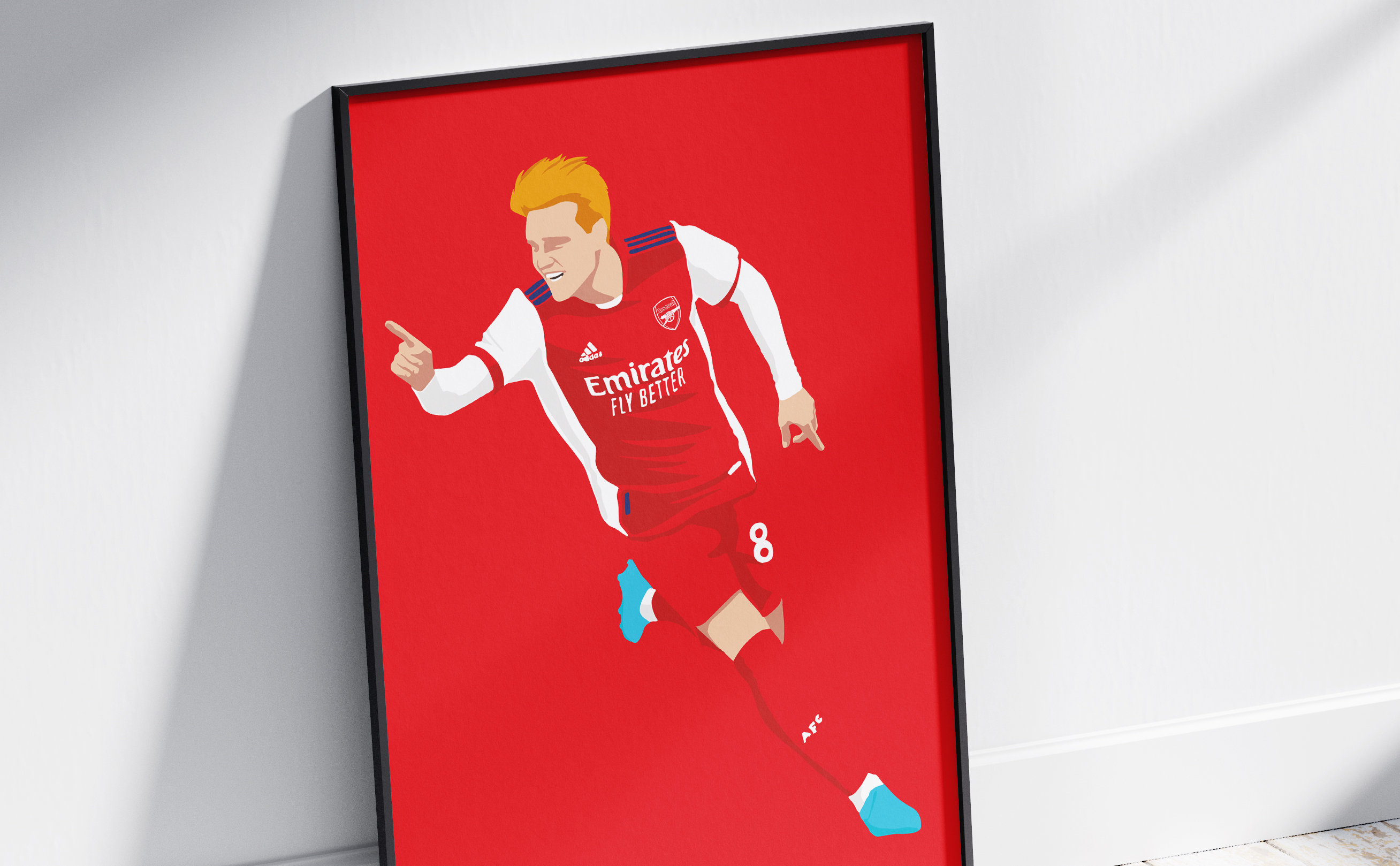 Set of 3 Arsenal Poster, Football Posters, Soccer Player Wall Art ...