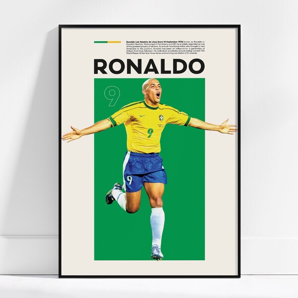 Ronaldo R9 Poster - Etsy