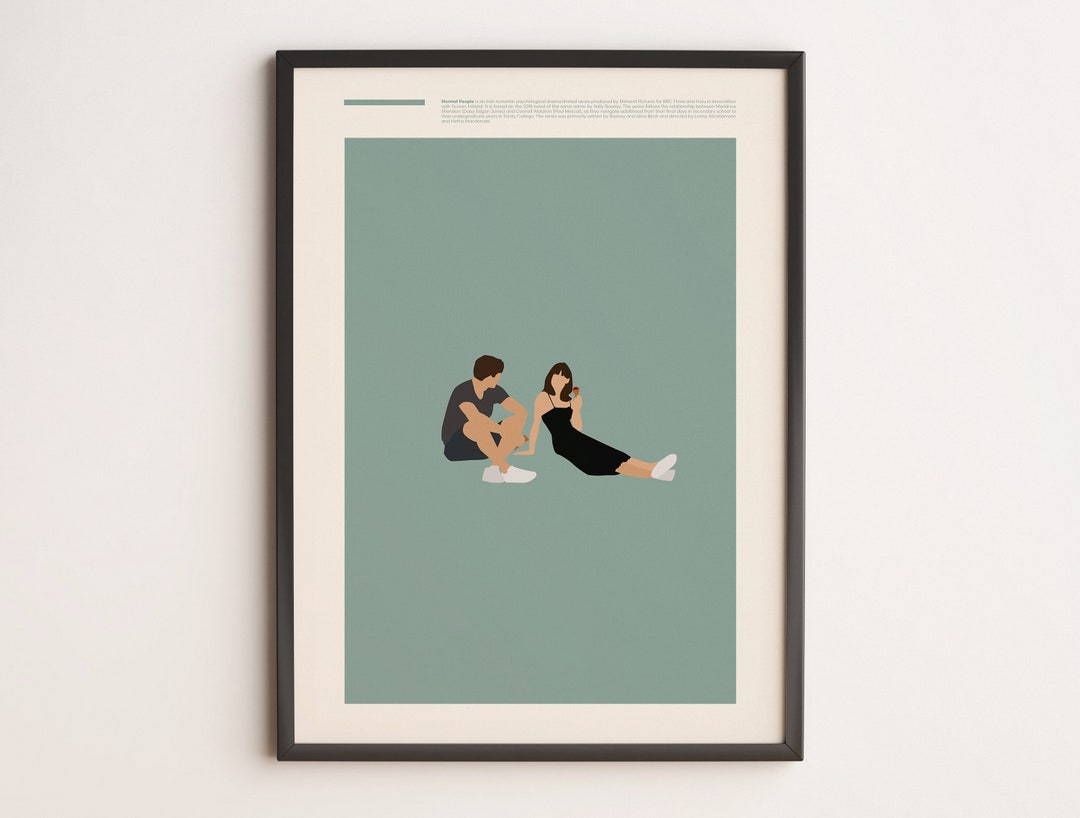 Normal People Poster: Minimalist Movie Art Print (digital Download) - Etsy