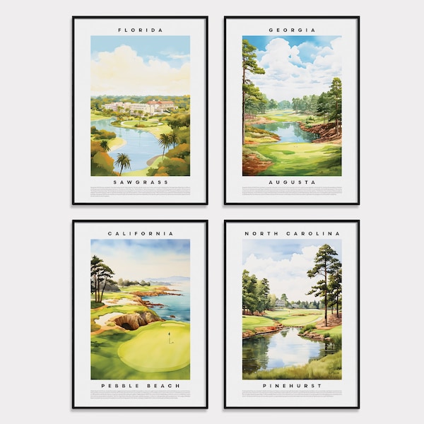 Golf Poster - Etsy