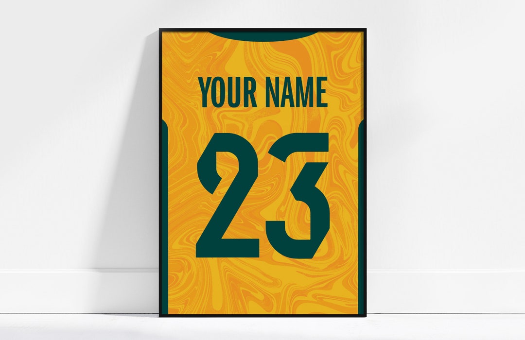 Custom Matildas Home Shirt Wall Art Poster, Matildas Shirt Wall Art ...