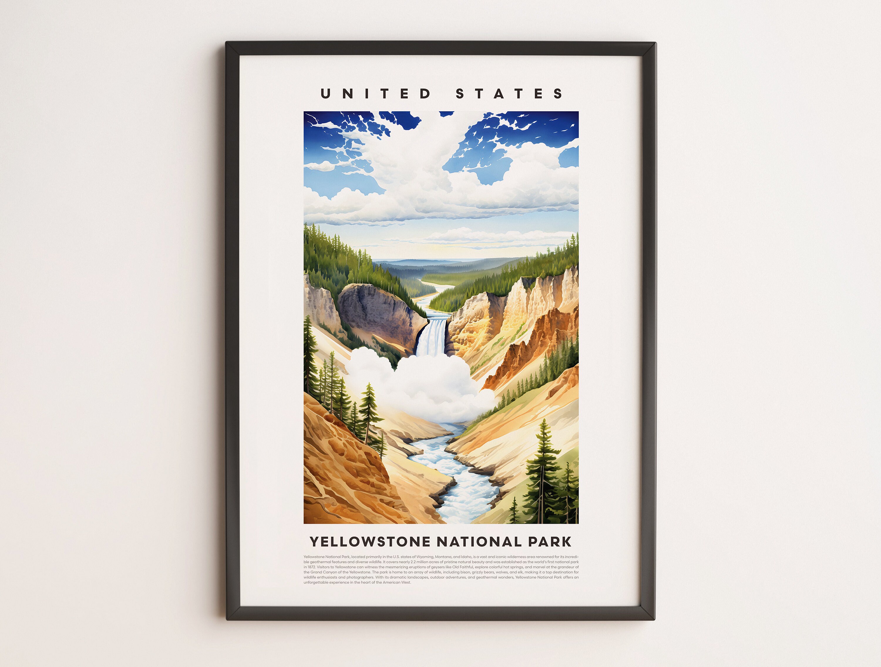 US National Parks Posters Set of 6 National Parks Posters - Etsy