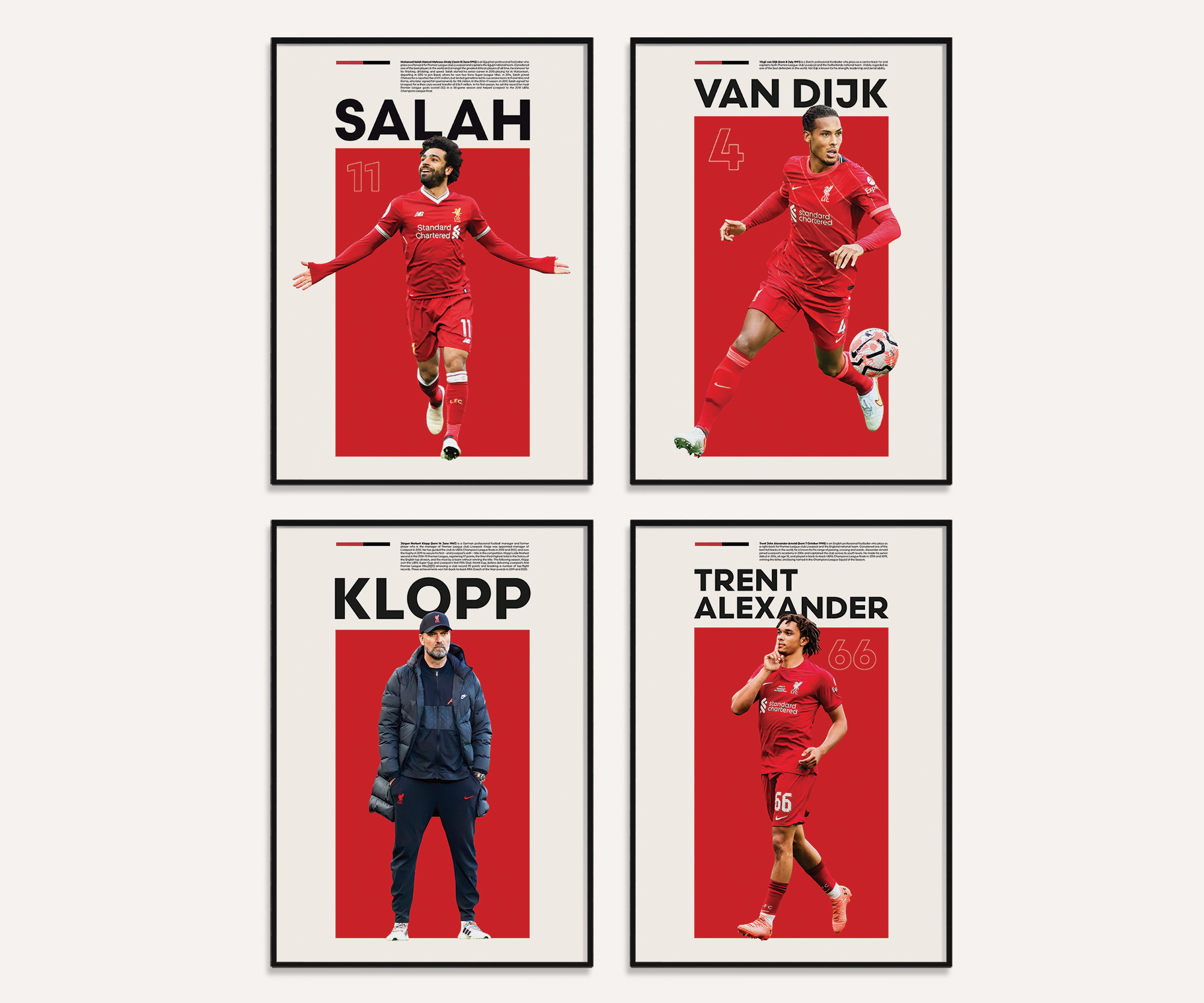 Liverpool Bundle Poster Gift, Set of 4 Prints Kids Room Decor, Wall Art ...