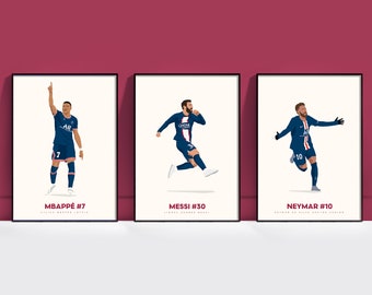 Messi Set of 3 - Etsy