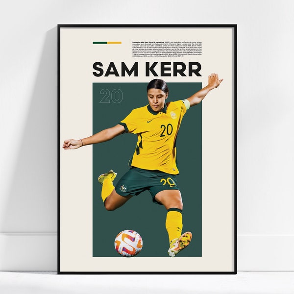 Sam Kerr Posters - Etsy