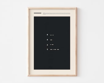 Interstellar Poster - Digital Download - STAY Watch Scene With Cooper ...