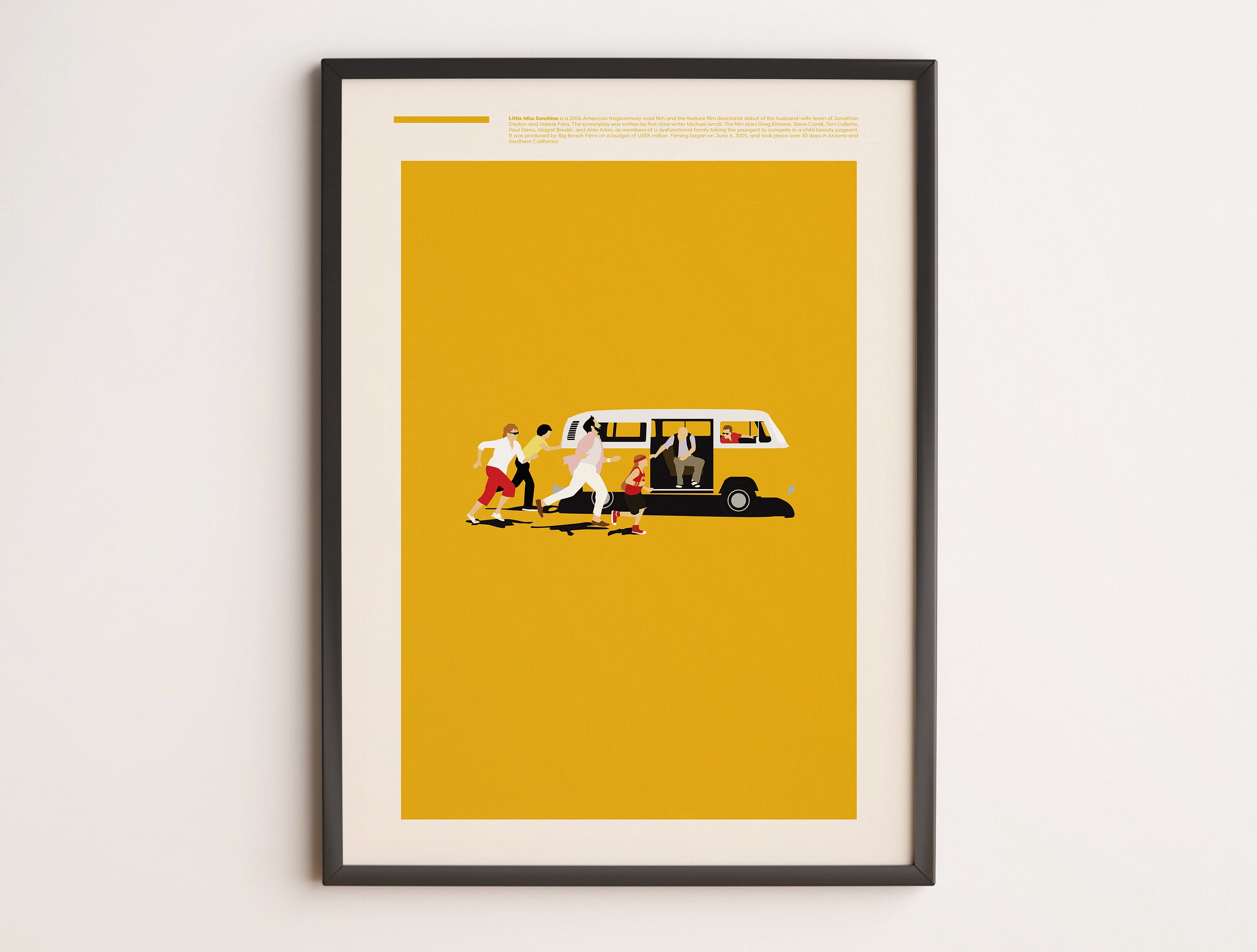 Little Miss Sunshine Movie Poster Minimalist Movie Poster - Etsy UK