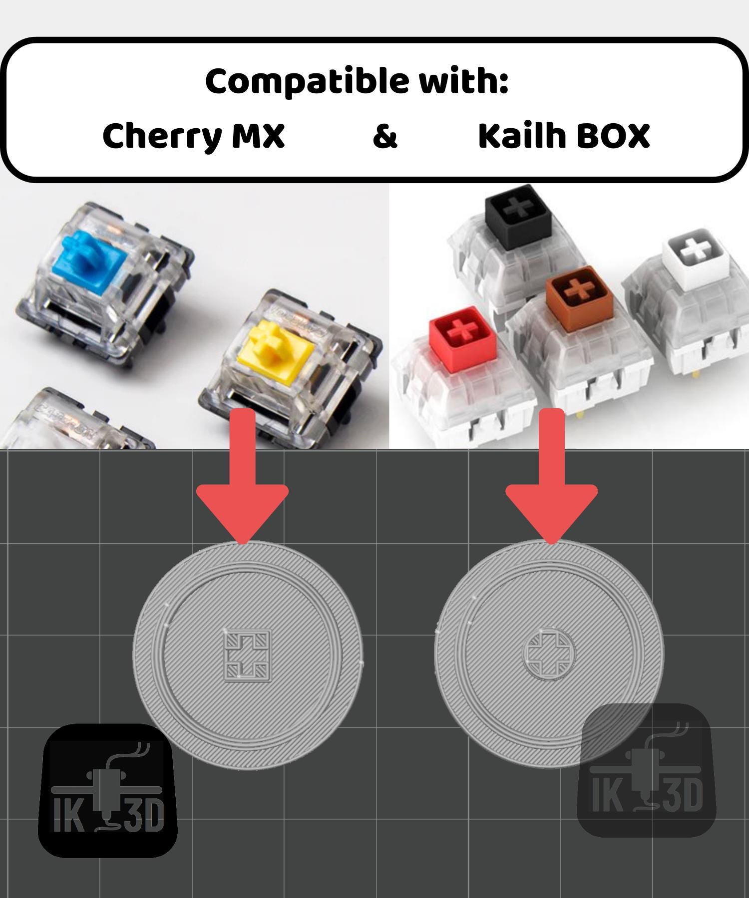 Fidget Toy STL 3D Printing Files, Fun Clicker Toy, Mechanical Switch ...