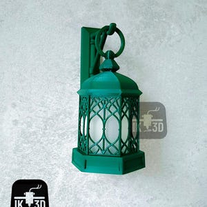STL 3D Printing Files Lamp, Lantern Ornament LED Candle 3D Model, Wall ...