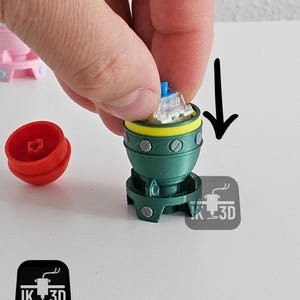 Fidget Toys 3D Printing STL, Sensory Toy, Mini Nuke Clicker Toy ...