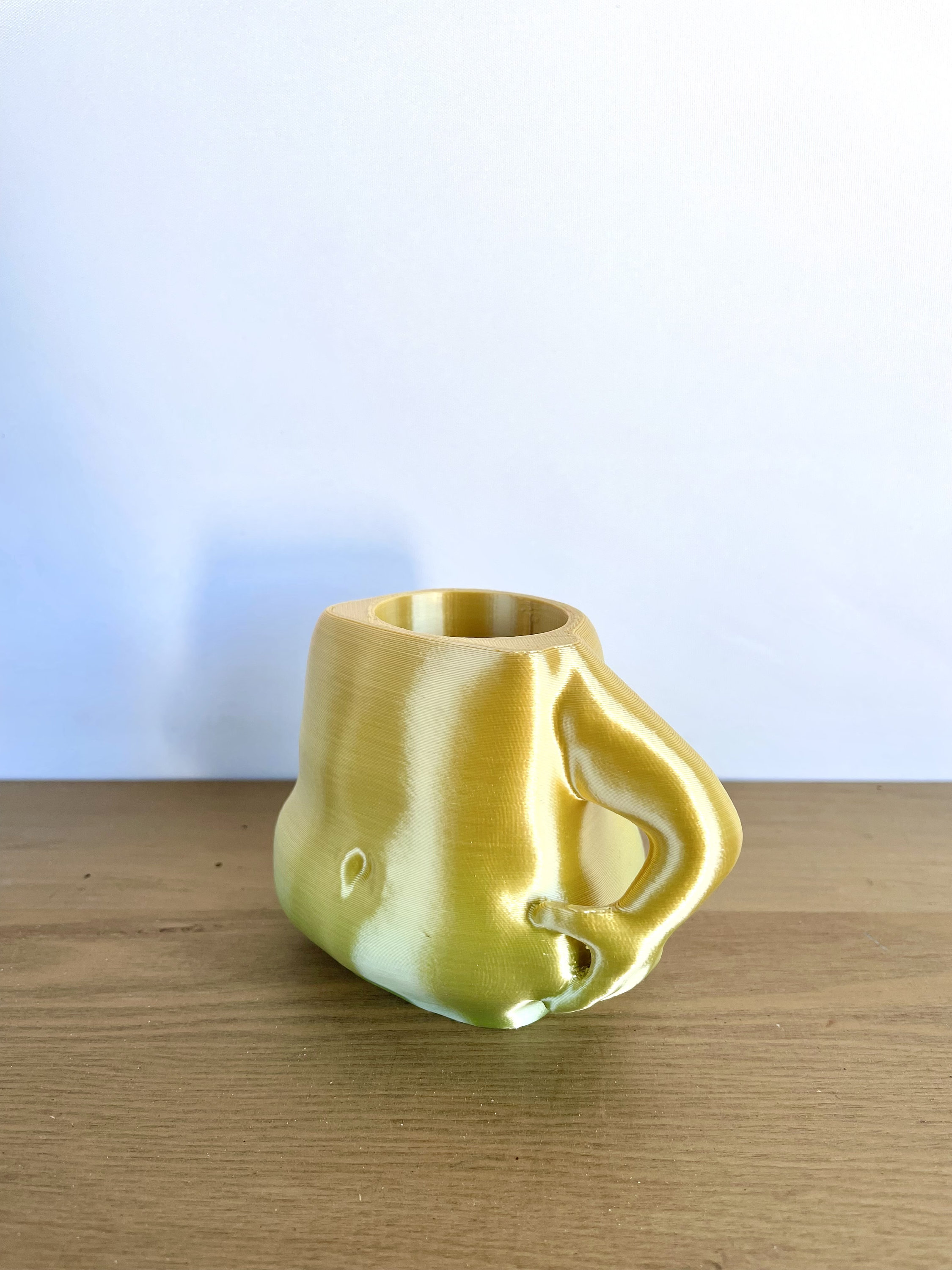 Fat Belly Mug Cute Fat Guy Mug Pinching Fat Belly Funny - Etsy