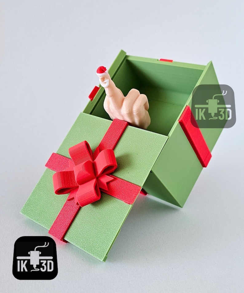 STL File for 3D Printing: Hidden Middle Finger Suprise Gift Box ...