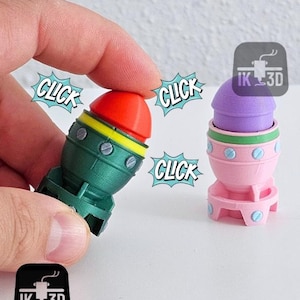 Fidget Toys 3D Printing STL, Sensory Toy, Mini Nuke Clicker Toy ...
