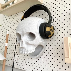Skull Headphone Holder 3D Printing File, Skull Stl, Controller Holder ...