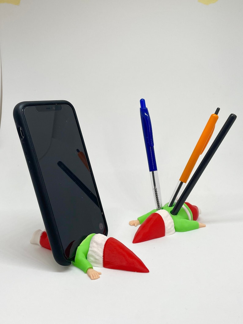 Phone Holder Stl 3D Print Files Stand STL Pencil Holder - Etsy