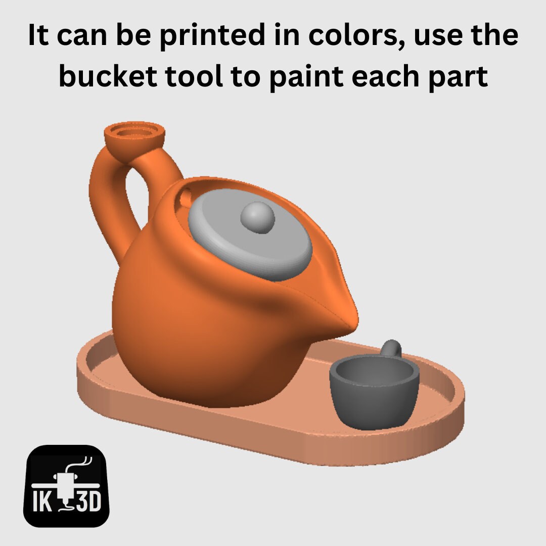 Incense Burner STL, 3D Printing Files Teapot Zen Incense Burner ...