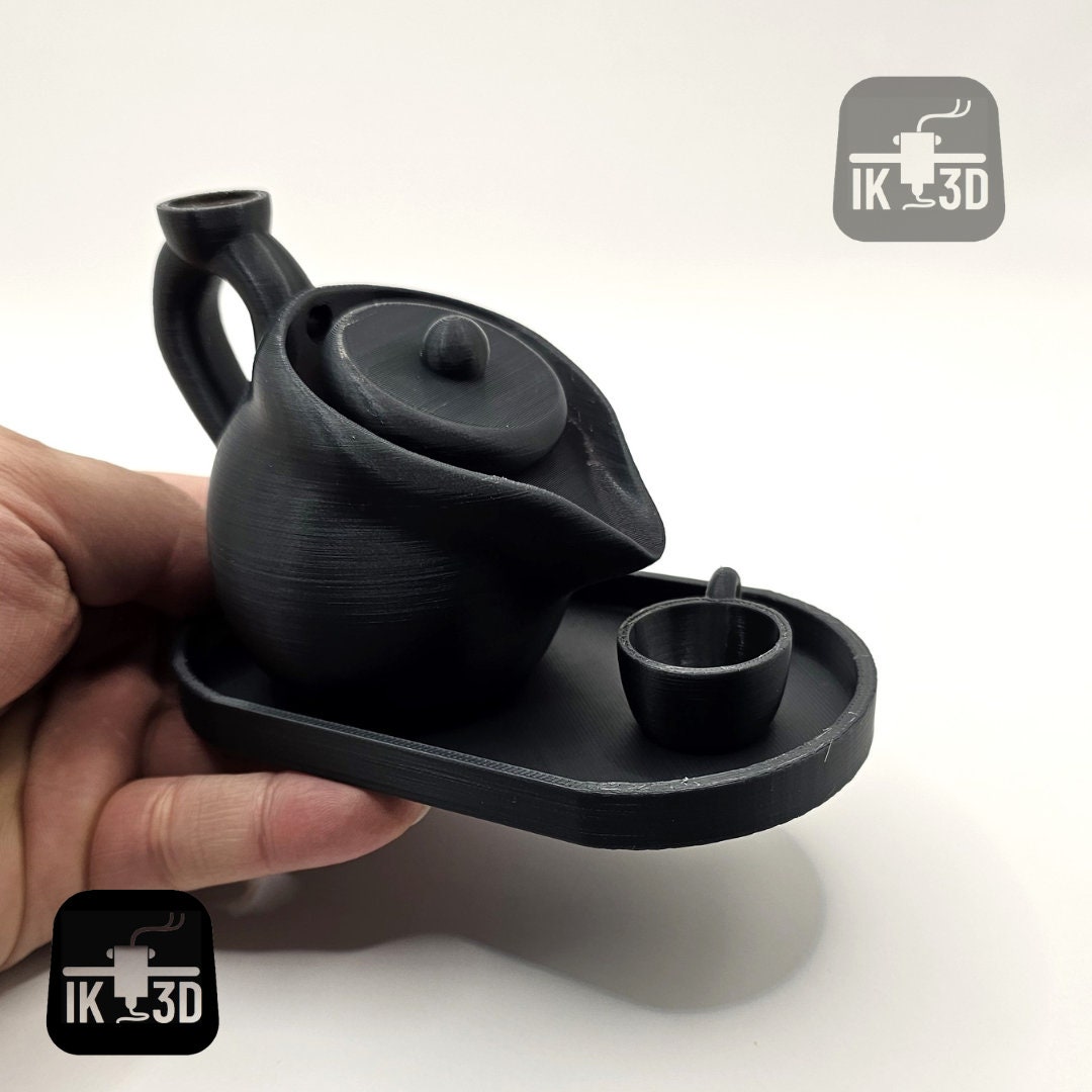 Incense Burner STL, 3D Printing Files Teapot Zen Incense Burner ...