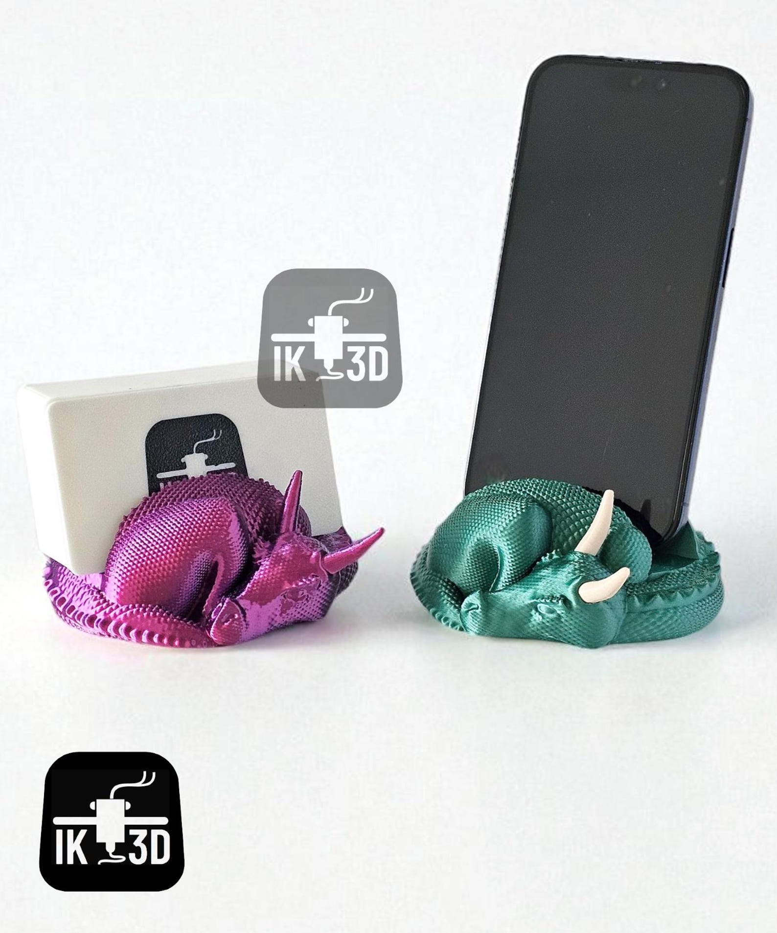 Dragon 3D Printing Files, Phone Holder STL, Dragon Business Card Holder ...
