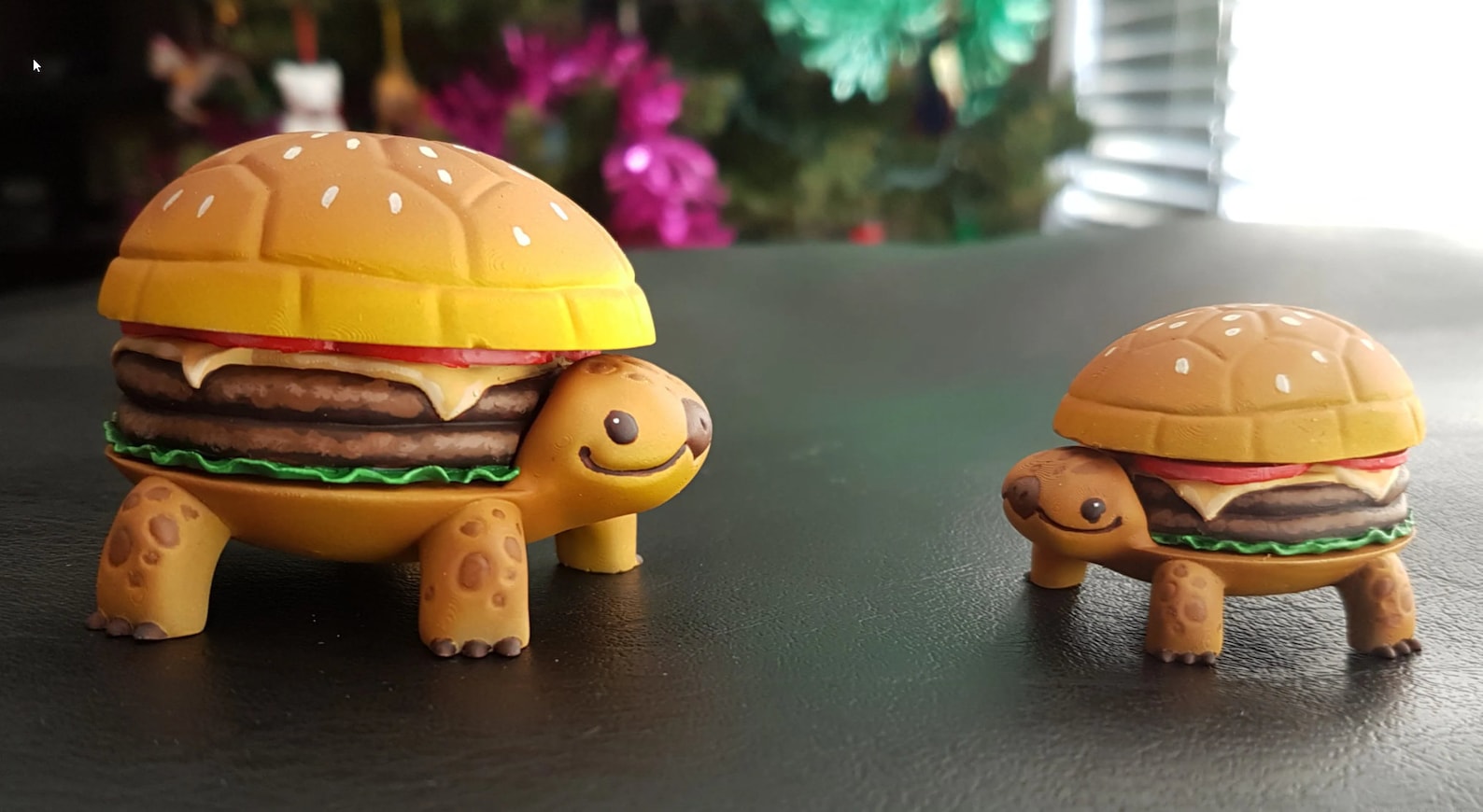Turtle Burger 3D File, Cute Turtle Figure, Turtle Stl, Tortoise, 3D ...