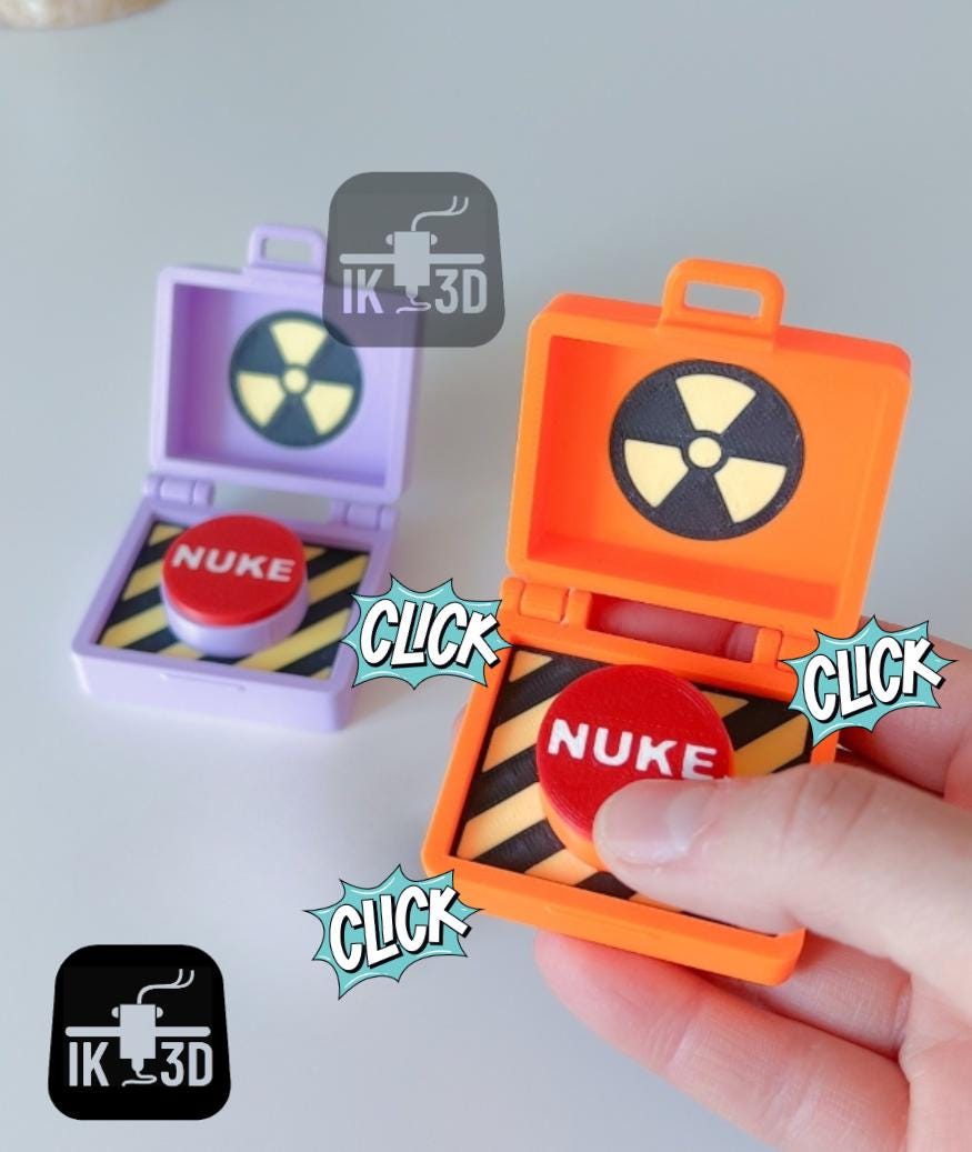 Fidget Toy STL 3D Printing Files, Fun Clicker Toy, Mechanical Switch ...