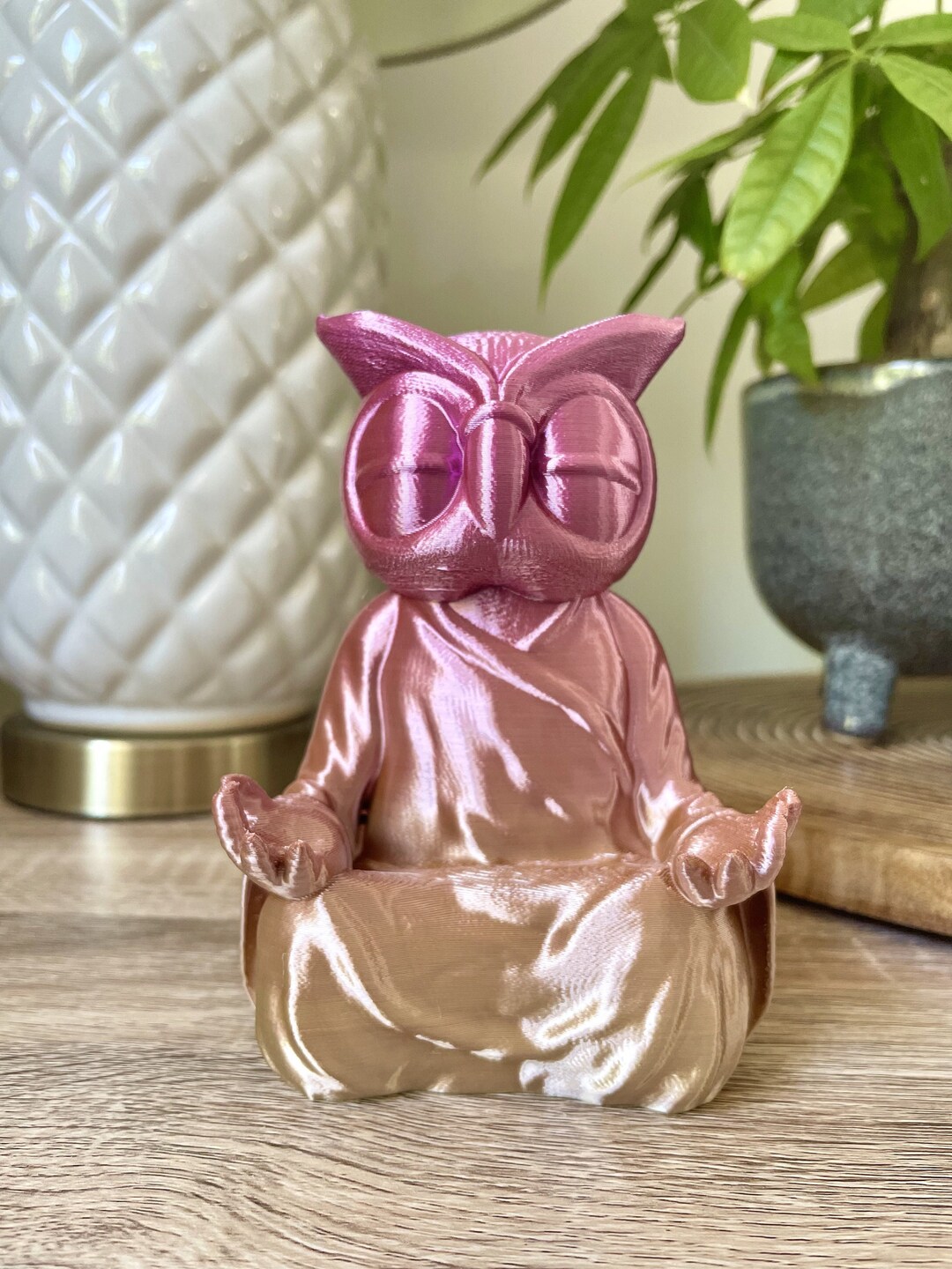 Owl Buddha Statue, Owl Zen, Meditating Owl, Zen Decoration, Zen Animals ...