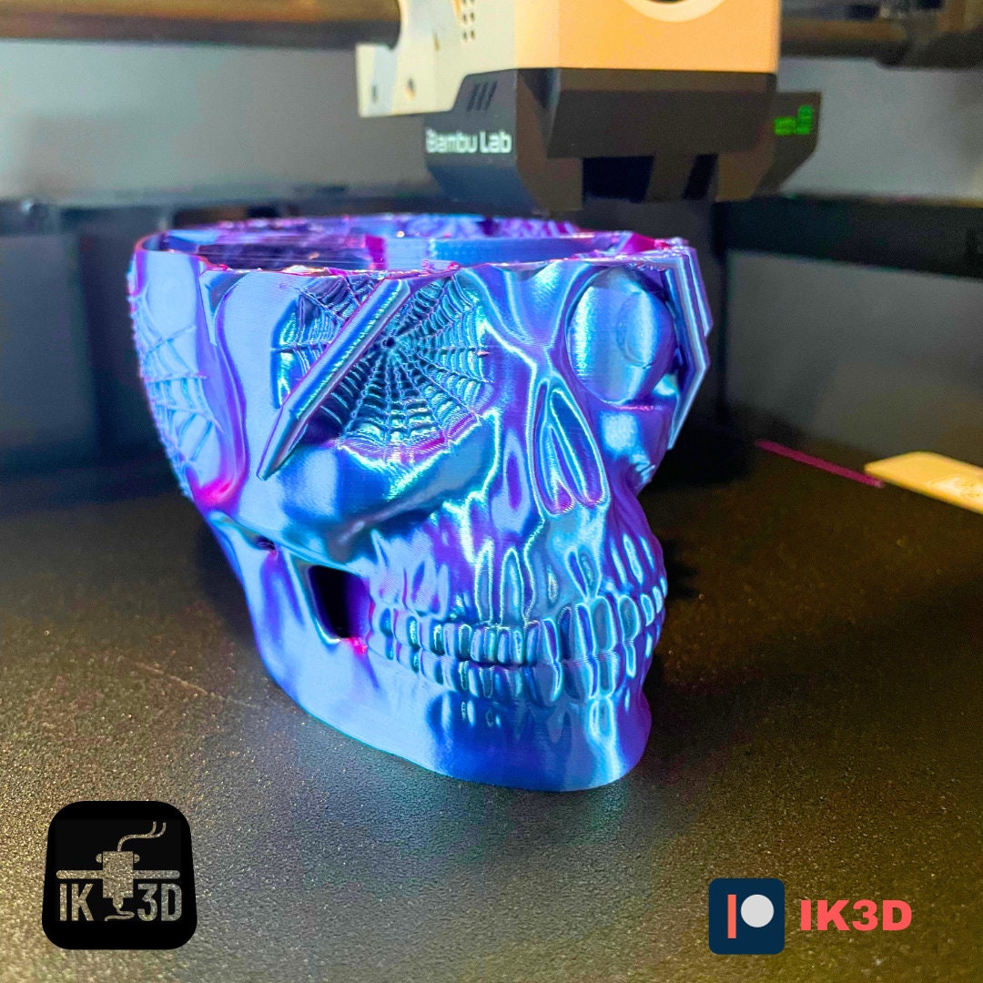 3D Printing Files STL, Sugar Skull STL, Digital Files for 3D Printing ...