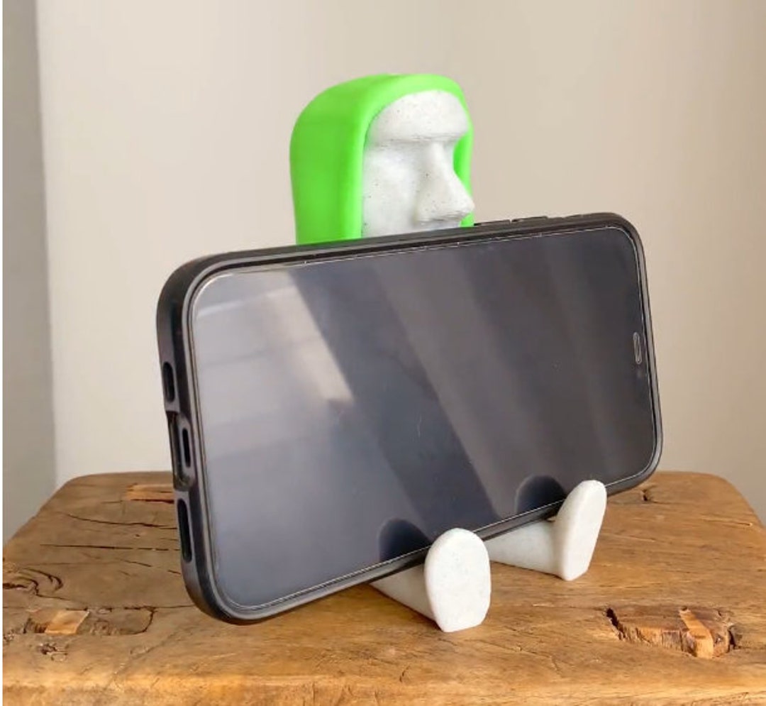 3D Printing STL Moai Phone Holder, Easter Island Sculpture, Moai Statue ...