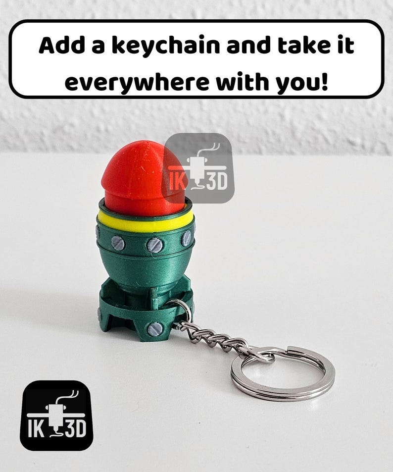 Fidget Toys 3D Printing STL, Sensory Toy, Mini Nuke Clicker Toy ...