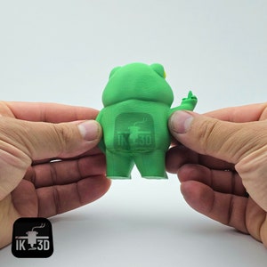 Middle Finger Frog STL 3D Printing Files, Cute Frog Gift Ideas, Cute ...