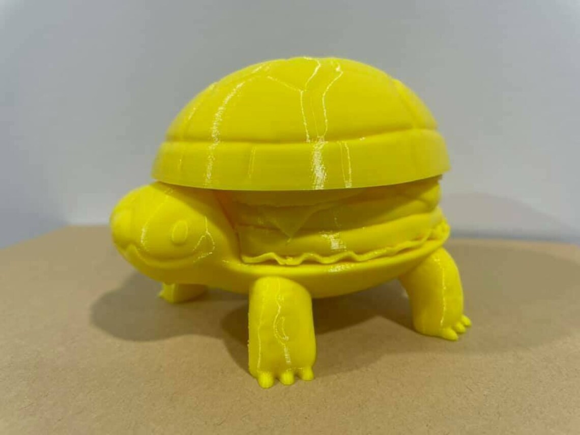 Turtle Burger 3D File, Cute Turtle Figure, Turtle Stl, Tortoise, 3D ...
