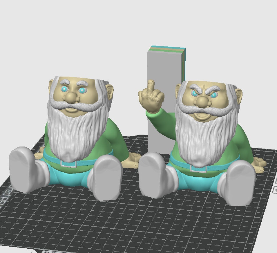 Garden Gnomes Stl 3D Printing Files Funny and Rude Garden - Etsy