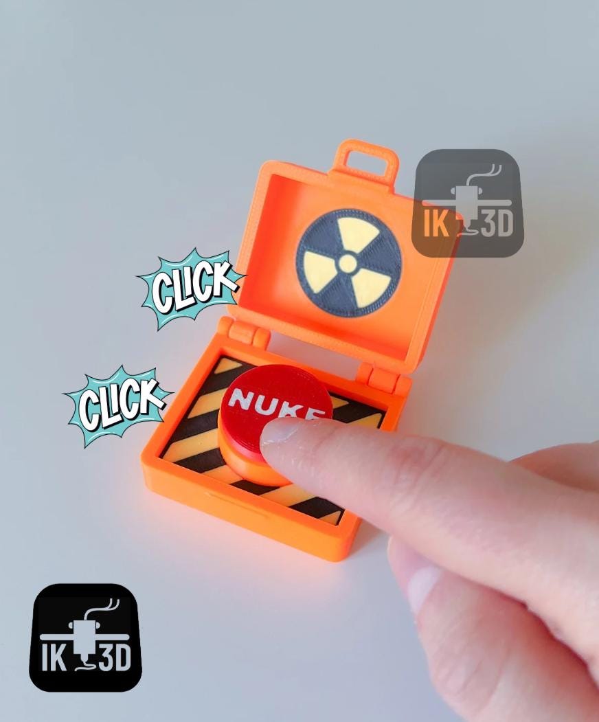 Fidget Toy STL 3D Printing Files, Fun Clicker Toy, Mechanical Switch ...