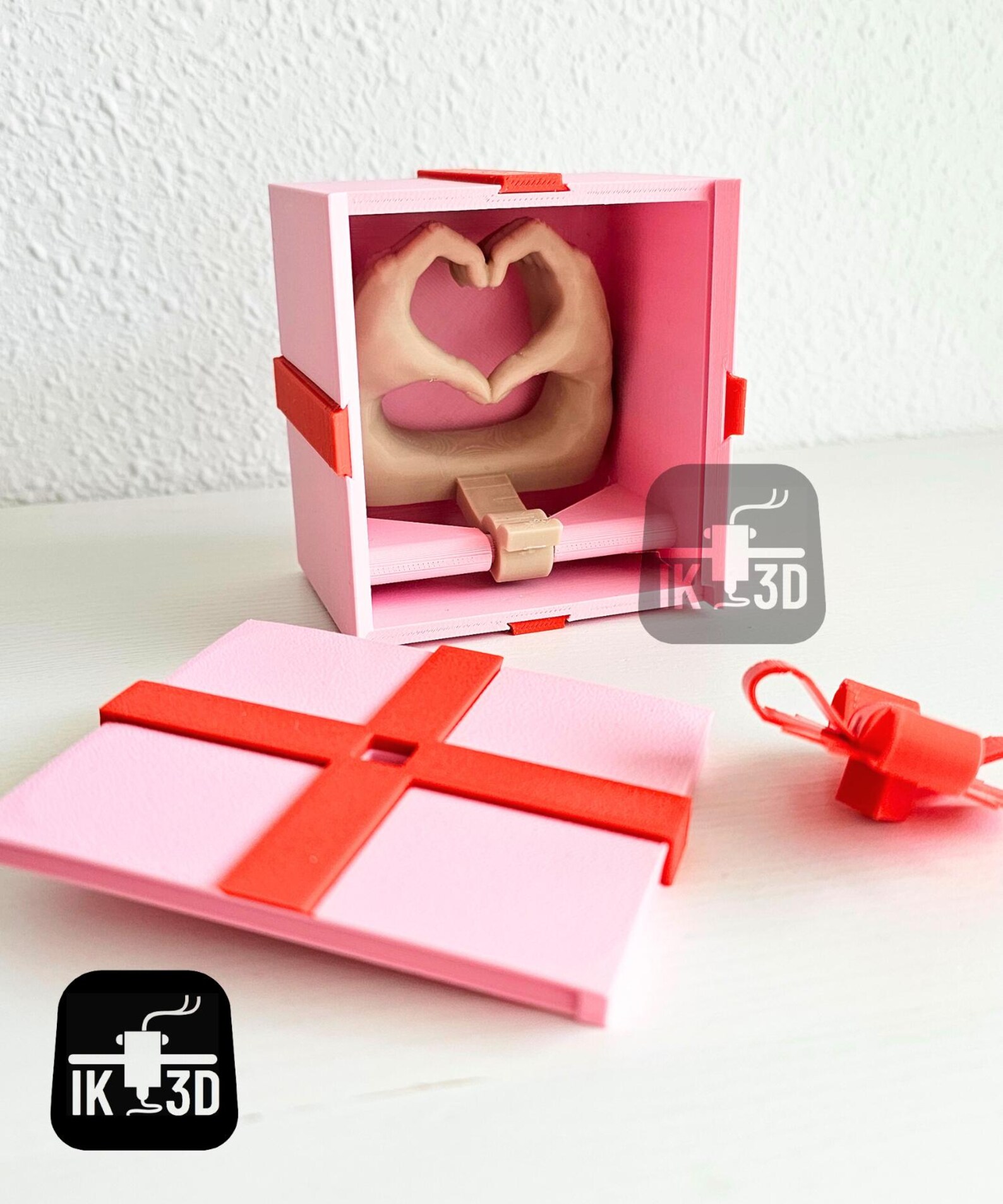 Valentine's Day STL 3D Printing Files, Romantic Gift, Surprise Gift Box ...