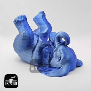 STL Elephant Wine Bottle Holder 3D Printing Files, Cute Elephant Bottle ...