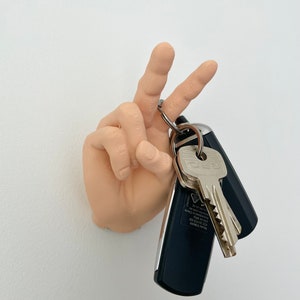 Wall Mounted Hand Key Holder, Hand Holder Wall Hook, Original Coat ...