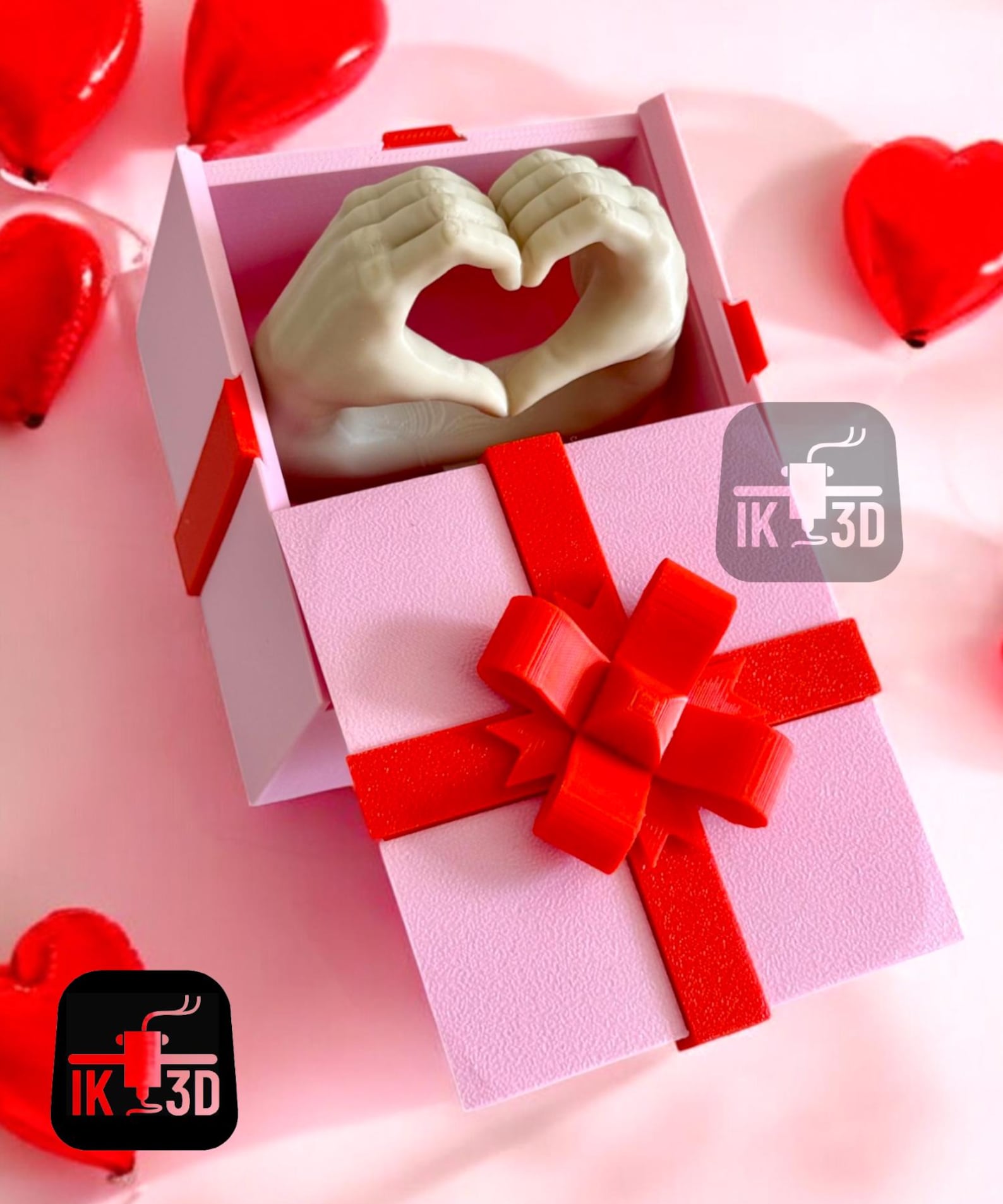 Valentine's Day STL 3D Printing Files, Romantic Gift, Surprise Gift Box ...